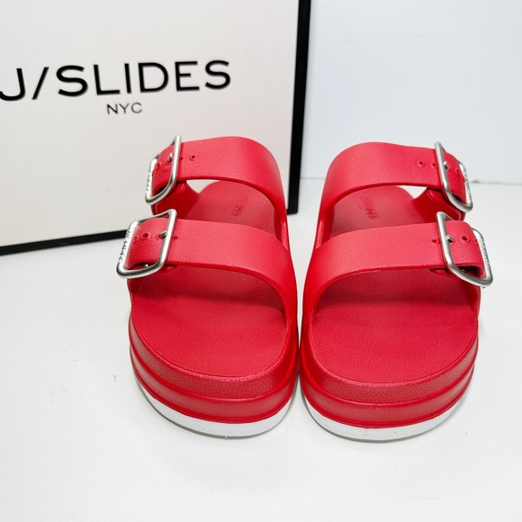 J. Slides | Shoes | New Jslides Simply Eva Slide Sandal Red Women M Nib ...
